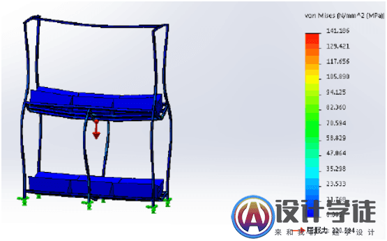 在Solidworks2016中如何看受力分析结果？ | 设计学徒自学网